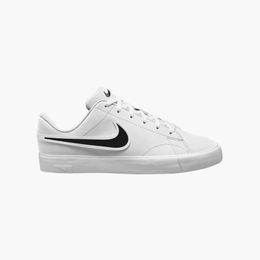 Nike Sportswear Jungen Sneaker "TENNIS ESSENTIAL (GS)", Gr. 37,5, schwarz-wei&szlig;, Synthetik, Textil, Schuhe, F&uuml;r Kinder & Jugendliche