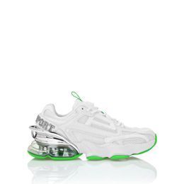 Plein Sport Damen Sneaker "Thunder", Gr. 35, wei&szlig;, Schuhe