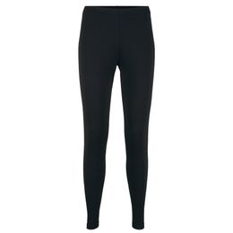 Inspirationen Damen Leggings, schwarz, Gr. 36, unifarben, 49% Baumwolle, 46% Polyester, 5% Elasthan, Hosen