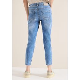 Cecil Damen Comfort-fit-Jeans, blau, Gr. 36, unifarben, Jeans, 78% Baumwolle, 20% Polyester, 2% Elasthan, Jeans, 5-Pocket-Style
