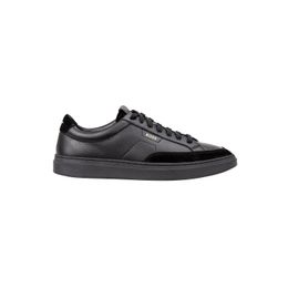 BOSS Herren Sneaker "Sneaker Kieran Tenn sdtbal", Gr. 43, schwarz, Obermaterial: 100% Rindsleder Leather cow. Futter: 85% Polyester PES. 15%