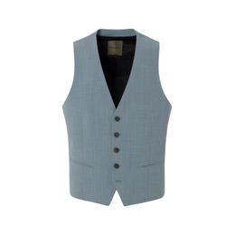 Benvenuto. Herren Anzugweste "SECCHIA", blau, Gr. 46, uni, Obermaterial: 52% Polyester PES. 43% Wolle WO. 5% Elasthan EL. Futter: 94% Polyester PES.