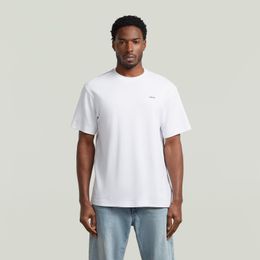 G-Star Raw G-STAR Herren T-Shirt "True Regular", wei&szlig;, Gr. XXL, unifarben, Jersey, Obermaterial: 100% Baumwolle, Shirts, aus Baumwolle, Rundhals