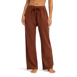 Roxy Damen Strandhose "Mood Moving", braun, Gr. M, Obermaterial: 50% Baumwolle, 50% Polyester., Hosen