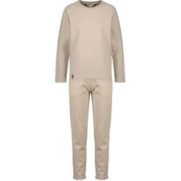 alife and kickin ALIFE & KICKIN Damen Loungeanzug "Damen Loungewear Set, Jogginganzug", Gr. S, beige, 95% Baumwolle, 5% Elasthan, Homewear-Sets