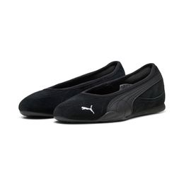 Puma Damen Sneaker "CATCH SOLEIL BALLERINASD", Gr. 38,5, schwarz, Leder, unifarben, Schuhe, f&uuml;r vielseitige Aktivit&auml;ten, mit Lederobermaterial, mit