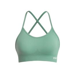 YEAZ Damen Sporttop "Top VICE", gr&uuml;n, Gr. L, Obermaterial: 90% Polyamid PA. 10% Elasthan EL., Tops