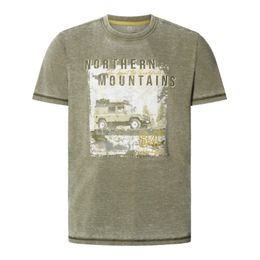 Jan Vanderstorm Herren Rundhalsshirt "T-Shirt RASIK", gr&uuml;n, Gr. XL, Obermaterial: 60% Baumwolle CO. 40% Polyester COOLMAX PES(Coolmax)., Shirts