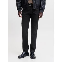 Jack & Jones JACK & JONES Herren Tapered-fit-Jeans "JJIMIKE JJORIGINAL ST 171 NOOS", schwarz, Gr. 29, Abriebeffekte, Denim/Jeans, Obermaterial: 61% Baumwolle, 29%