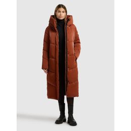 Khujo Damen Steppmantel "PULSET SHINY", braun, Gr. L, unifarben, 100% Polyester, M&auml;ntel