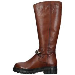Everybody Damen Stiefel "Everybody Stiefel Leder", Gr. 40, braun, Leder, Schuhe