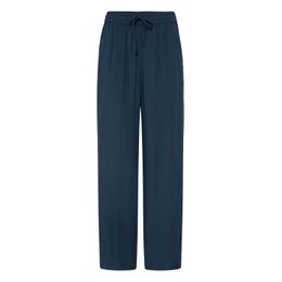 oxmo Damen Relaxhose "Relaxhose OXElvy", blau, Gr. 44, Obermaterial: 100% Viskose LENZING ECOVERO CV LenzEcov., Hosen