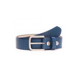 BA98-Cologne Damen Lederg&uuml;rtel "BA98-Cologne G&uuml;rtel", blau, Gr. 100, uni, Obermaterial: 100% Lammleder LEL., G&uuml;rtel, handgefertigt