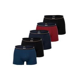 BOSS Herren Boxershorts "Boxershort Trunk 5P Essential 5er Pack", Gr. M, bunt, Obermaterial: 95% Baumwolle CO. 5% Elasthan EL., Unterhosen