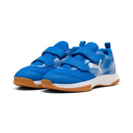 Puma M&auml;dchen Hallenschuh "VARION 3 V JR", Gr. 30, blau, Synthetik, Schuhe