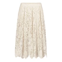 Vera Mont Damen Minirock "Damen mit Taschen", beige, Gr. 44, Spitze, Obermaterial: 61% Polyamid, 25% Baumwolle, 14% Polyester. Futter: 100%