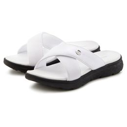 Venice Beach Damen Badepantolette "Sandale, Badeschuh, Sommerschuhe, Badelatsche, Flip Flop, Badeschlappe", Gr. 36, wei&szlig;, Obermaterial: 100%