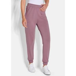 GOLDNER Damen 2-in-1-Hose "Kurzgr&ouml;&szlig;e Bequeme Viskose-Schlupfhose, Doppelpack", rosa, Gr. 25, Obermaterial: 64% Viskose CV. 30% Polyester PES. 6%