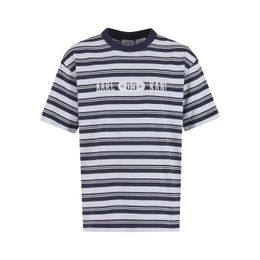 Karl Kani M&auml;dchen T-Shirt "Karl Kani Heritage 89 Stripe T-Shirt Junior", blau, Gr. 122, mehrfarbig, 100% Baumwolle, Shirts