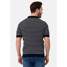 Cipo & Baxx CIPO & BAXX Herren T-Shirt "CT751"navyblau, Gr. L, gestreift, 95% Baumwolle, 5% Elasthan, Shirts, gerade geschnitten