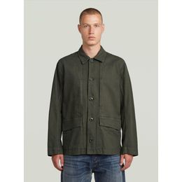 G-Star Raw G-STAR Herren Langarmshirt "4 Pocket Overshirt", gr&uuml;n, Gr. XXL, Obermaterial: 70% Baumwolle, 30% Baumwolle, Shirts