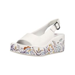 H&ouml;gl H&Ouml;GL Damen Keilsandalette "H&ouml;gl Sandalen Leder", Gr. 42, bunt, Leder, Schuhe