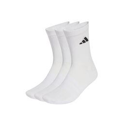 Herren Kurzsocken "Socken Cushioned Sportswear Crew Socks 3er Pack", adidas originals, Gr. 46, wei&szlig;, Obermaterial: 56% Baumwolle CO. 40% Polyester