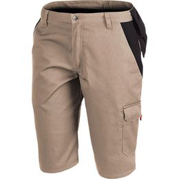 K&Uuml;BLER K&Uuml;BLER Herren Arbeitsbundhose "Short", beige, Gr. 56, Obermaterial: 65% Polyester PES. 35% Baumwolle CO., Hosen
