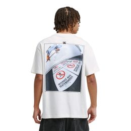 DC Shoes Herren T-Shirt "No Skateboard Allowed"wei&szlig;, Gr. XS, Obermaterial: 75% Baumwolle, 25% Baumwolle., Shirts