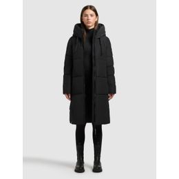 Khujo Damen Steppmantel "JASMINE", schwarz, Gr. M, unifarben, 100% Polyester, M&auml;ntel