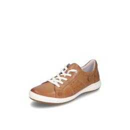 Josef Seibel Damen Sneaker "Caren 01, camel", Gr. 45, braun, Obermaterial: 100% Rindsleder Leather cow., Schuhe