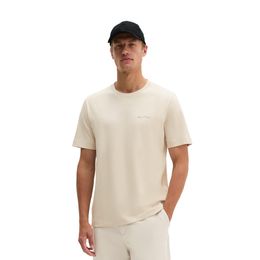 Marc O'Polo MARC O'POLO Herren T-Shirt "aus regenerativer Bio-Baumwolle", beige, Basic, Gr. M, unifarben, Obermaterial: 100% Baumwolle, Shirts