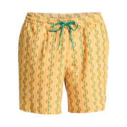 Quiksilver Herren Boardshorts "Stretch Printed Volley 16"", gelb, Gr. XXL, Obermaterial: 92% Polyester, 8% Elasthan., Hosen