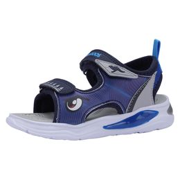 Kangaroos M&auml;dchen Sandale "K-SLS DUSKY", Gr. 35, blau, Mesh, Synthetik, Schuhe, mit Blinkfunktion