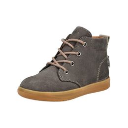 Pepino Damen Schn&uuml;rstiefelette "Pepino Stiefelette Leder", Gr. 22, grau, Leder, Schuhe