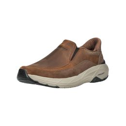 Skechers Herren Slipper "Skechers Slipper Leder", Gr. 45, braun, Leder, Schuhe
