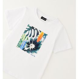 sarabanda Jungen T-Shirt "BABY BOY SUMMER T-SHIRT", wei&szlig;, Gr. 116, 100% Baumwolle, Shirts