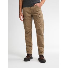 Herren Cargohose, braun, Gr. 32, PETROL INDUSTRIES, Web, Obermaterial: 98% Baumwolle, 2% Elasthan, Hosen