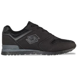 Lotto Herren Sneaker, Gr. 37, schwarz, Kunstfaser, Synthetik, gepflegt, Schuhe, - leicht und bequem