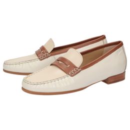 Sioux Damen Slipper "Rosikena-700", Gr. 42, beige, Obermaterial: 100% Lammnappaleder LANA. 100% Gummi rubber., Schuhe