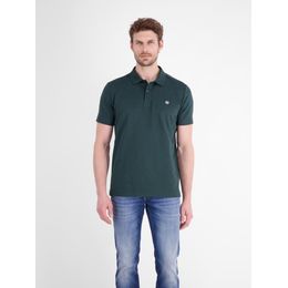 Lerros Herren Poloshirt "Poloshirt in trendigen Farben mit Flachstrickkragen", gr&uuml;n, Gr. M, 63% Baumwolle, 35% Polyester, 2% Elasthan, Shirts
