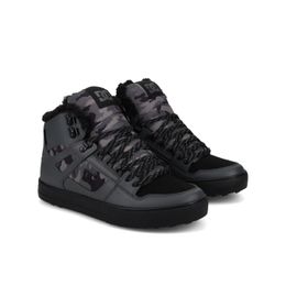 DC Shoes Herren Wintersportschuh "Pure High-Top Wc Wnt", Gr. 13, schwarz, Obermaterial: Leder [Kuh] / Futter: Textil / Au&szlig;ensohle: Gummi., Schuhe