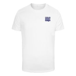 MisterTee Herren T-Shirt "MisterTee Herren Berry Good Tee", wei&szlig;, Gr. S, bedruckt, 100% Baumwolle, Shirts