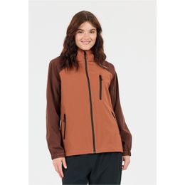 WEATHER REPORT Damen Outdoorjacke "CAMELIA W-PRO15000", braun, Gr. 36, bedruckt, mehrfarbig, 94% Polyester, 6% Elasthan, Jacken, mit wasserdichter