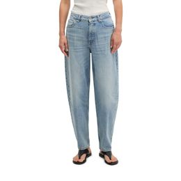 Marc O'Polo MARC O'POLO Damen Relax-fit-Jeans "mit CIRCULOSE", blau, Gr. 33, unifarben, Obermaterial: 79% Baumwolle, 20% Viskose, 1% Elasthan, Jeans