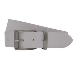 AnnaMatoni Herren Lederg&uuml;rtel "AnnaMatoni Herren Lederg&uuml;rtel Zeitloses Design G&uuml;rtel 4cm breit", wei&szlig;, Gr. 100, 100% Leder, G&uuml;rtel