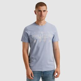 PME-Legend PME LEGEND Herren T-Shirt, blau, Gr. XL, bedruckt, Jersey, Obermaterial: 100% Baumwolle, Shirts, mit Logo-Print