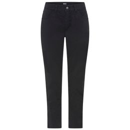 MAC Damen 7/8-Hose "Melanie Summer", schwarz, Gr. 46, Twill, Obermaterial: 97% Baumwolle, 3% Elasthan, Hosen, Verk&uuml;rzt in sommerlicher Qualit&auml;t