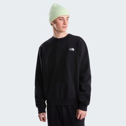 The North Face Herren Sweatshirt "M EVOLUTION SIMPLE DOME REGULAR CREW", schwarz, Gr. XL, Obermaterial: 67% Baumwolle, 33% Polyester, Sweatshirts