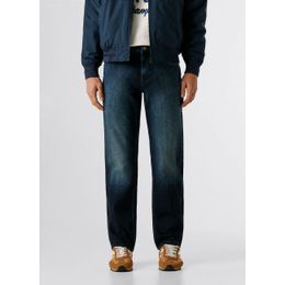 Pepe Jeans Herren Straight-Jeans "CASH", blau, Gr. 36, Denim/Jeans, Obermaterial: 96% Baumwolle, 3% Polyester, 1% Elasthan, Jeans, Regular Waist